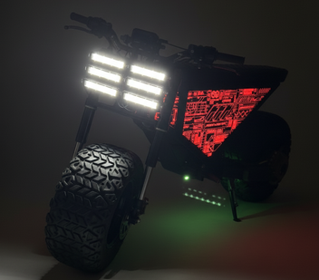 XION.BIKE - CYBERX 100MI, 50MPH E-BIKE